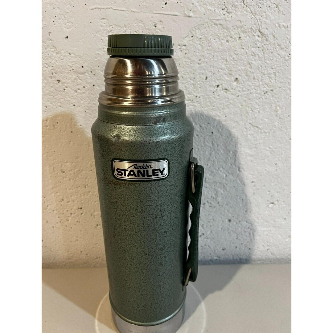 Vintage 1988 Stanley Aladdin Thermos Green Steel A-944dh 100 Cup 1 Qt ...