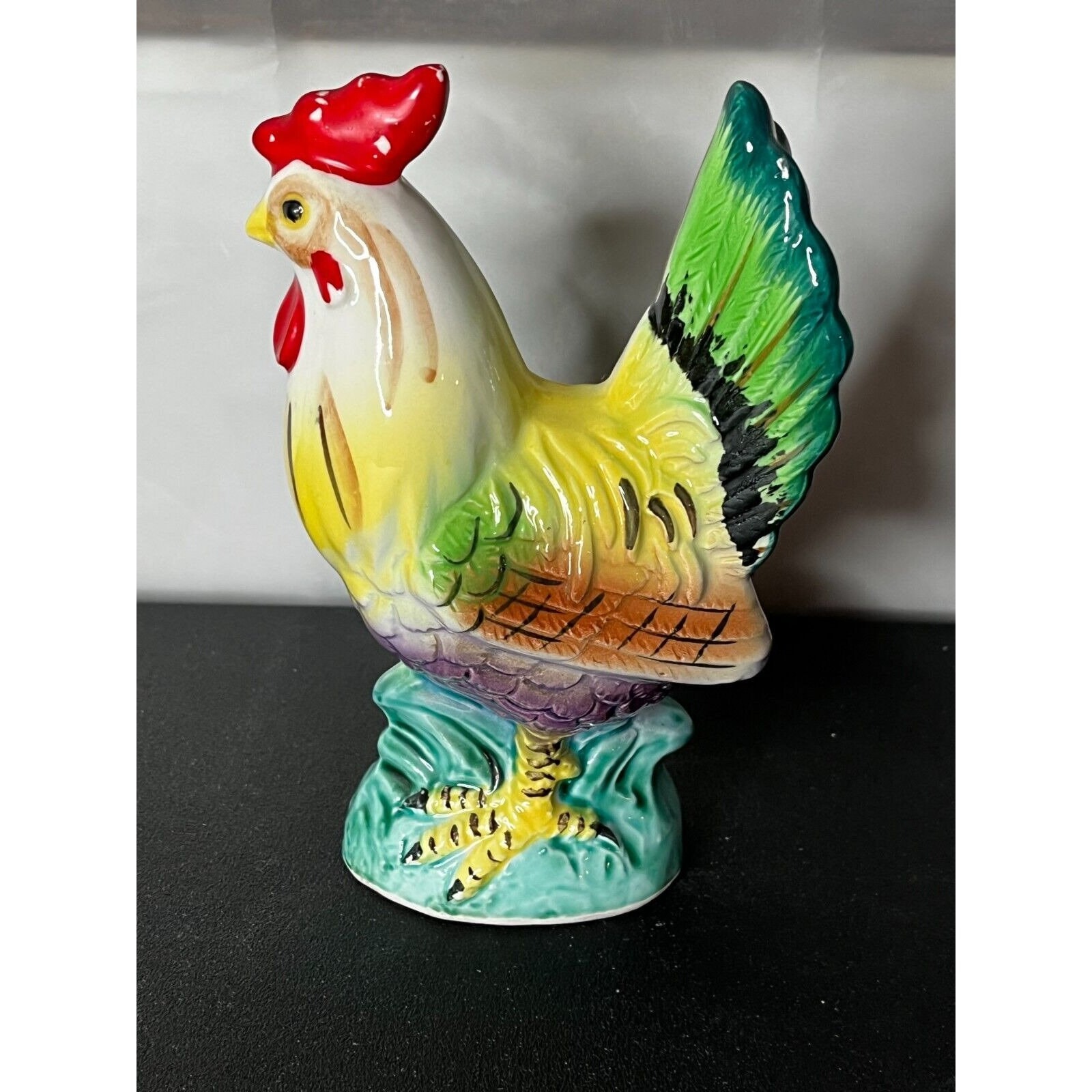 Vintage Ceramic Rooster Hen Figurine Farm Animal Statue - Etsy