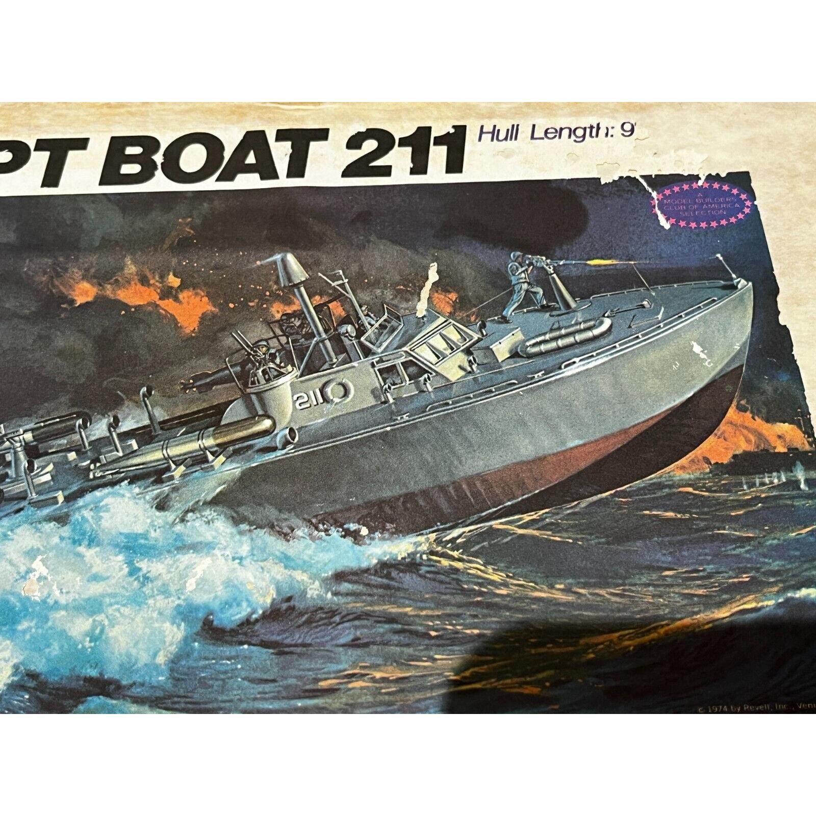 Rare Vintage Revell Model Builders Club of America 1974 Revell PT Boat ...