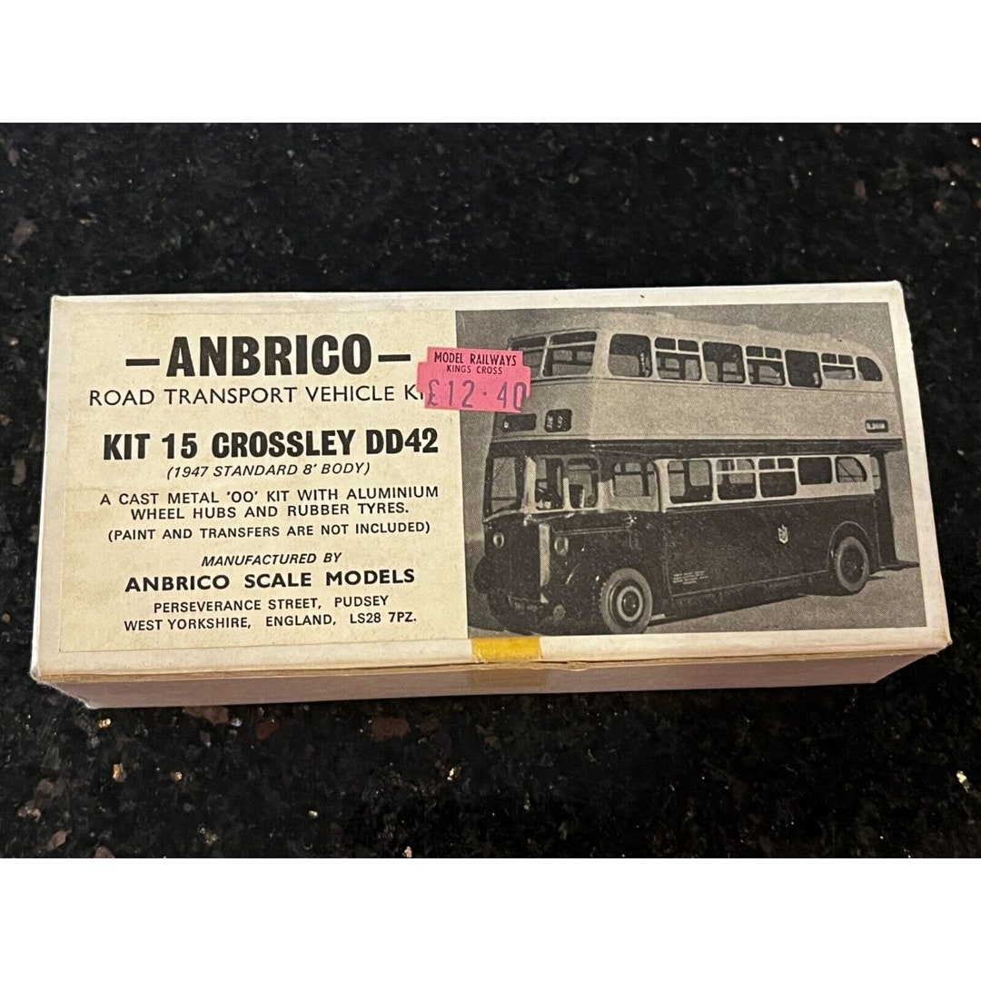 Vintage Anbrico Metal Model Kit 15 Crossley DD42 Coach Bus Kit 1/76 - Etsy