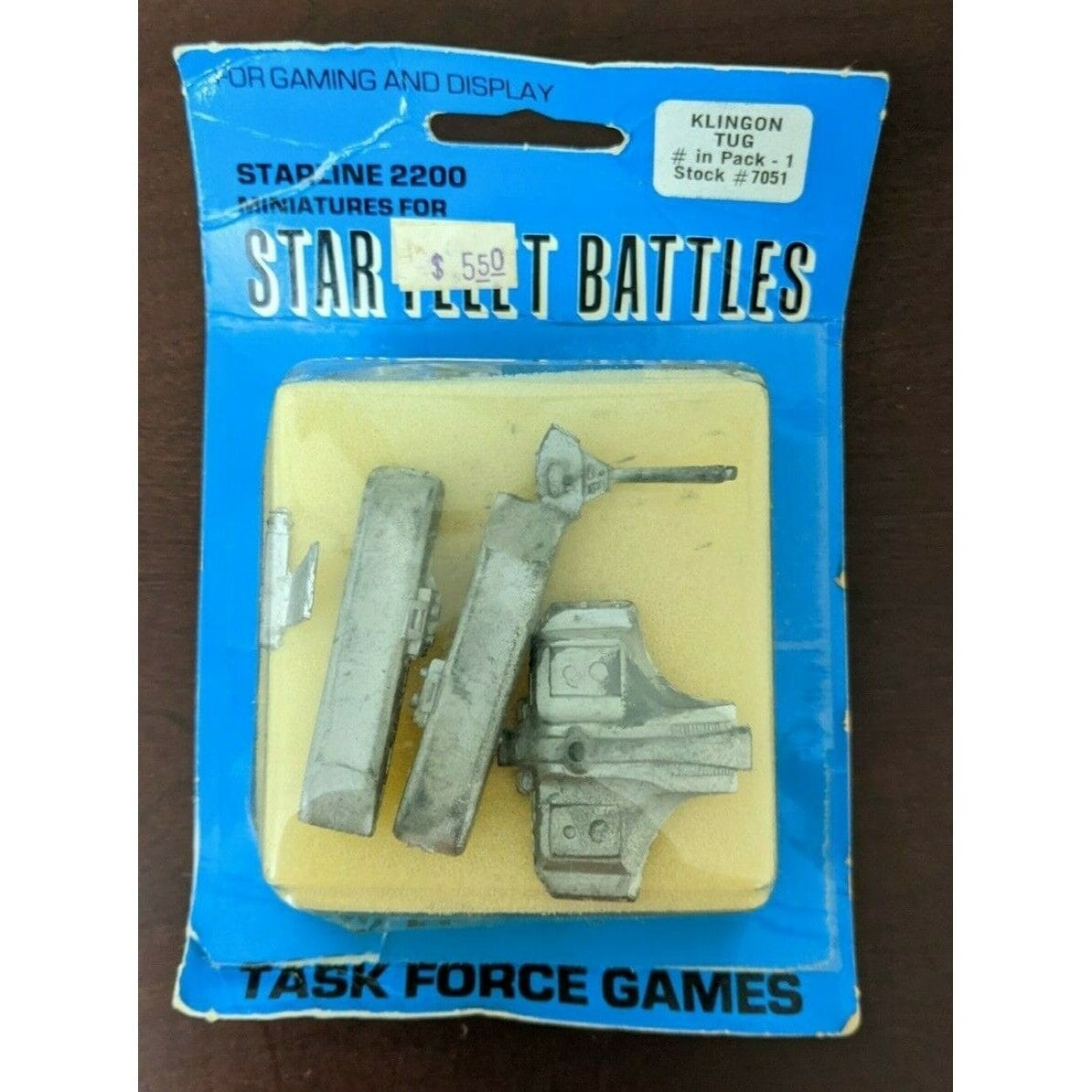 FASA Star Trek Miniatures Starline 2200 Klingon Tug Ship MINIATURE 7051 ...