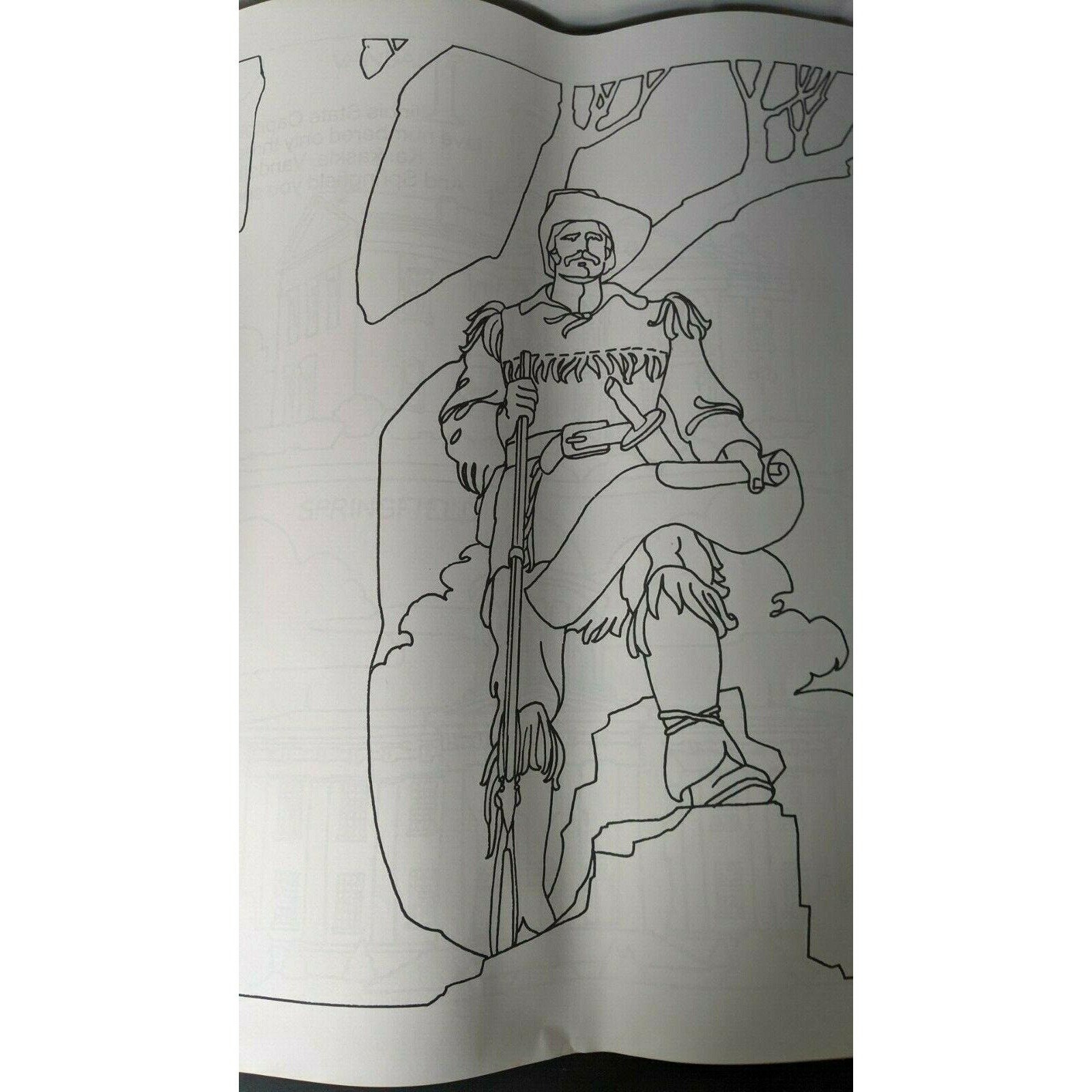 Vintage Giant Story Coloring Book Company 1776 1976 US Bicentennial ...