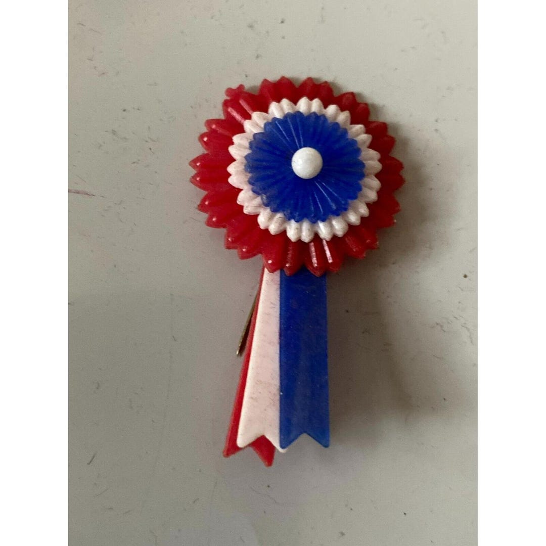 1940s WWII Mothers Victory Red White and Blue Cockade Patriotic Pin - Etsy