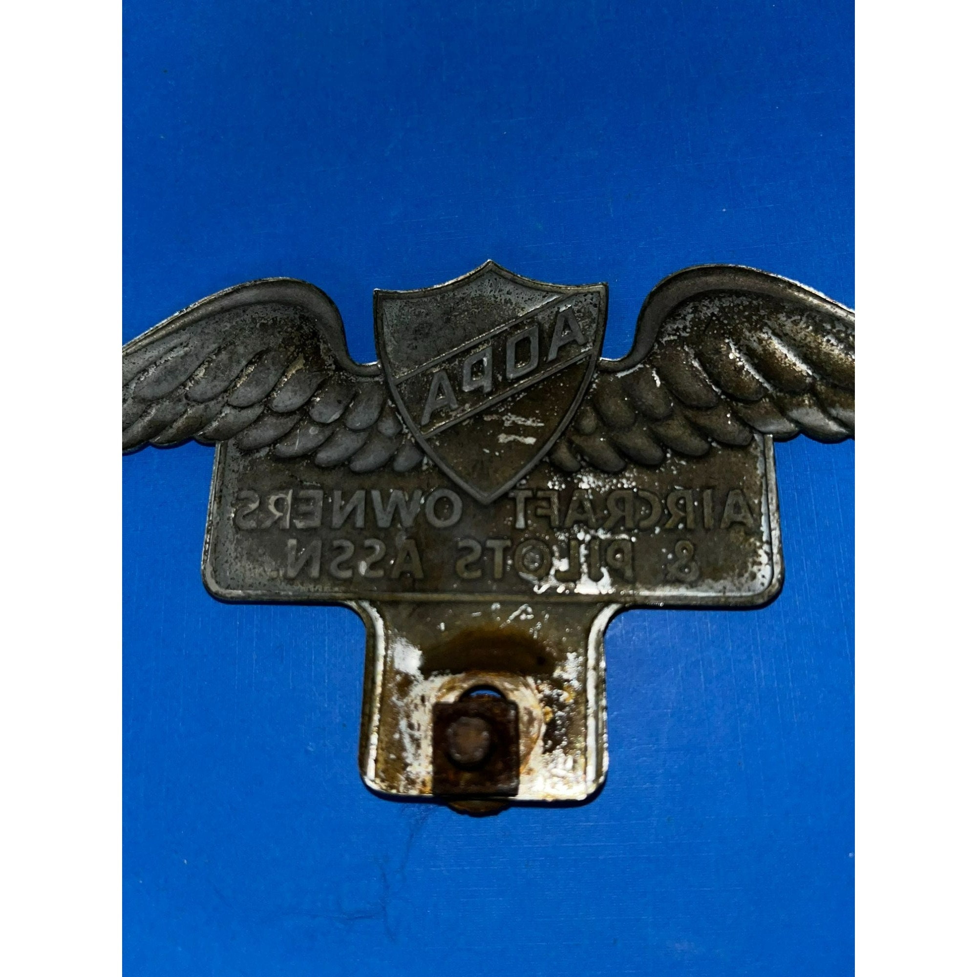 Vintage 1950s Antique Pilot Aircraft License Plate Topper - Etsy