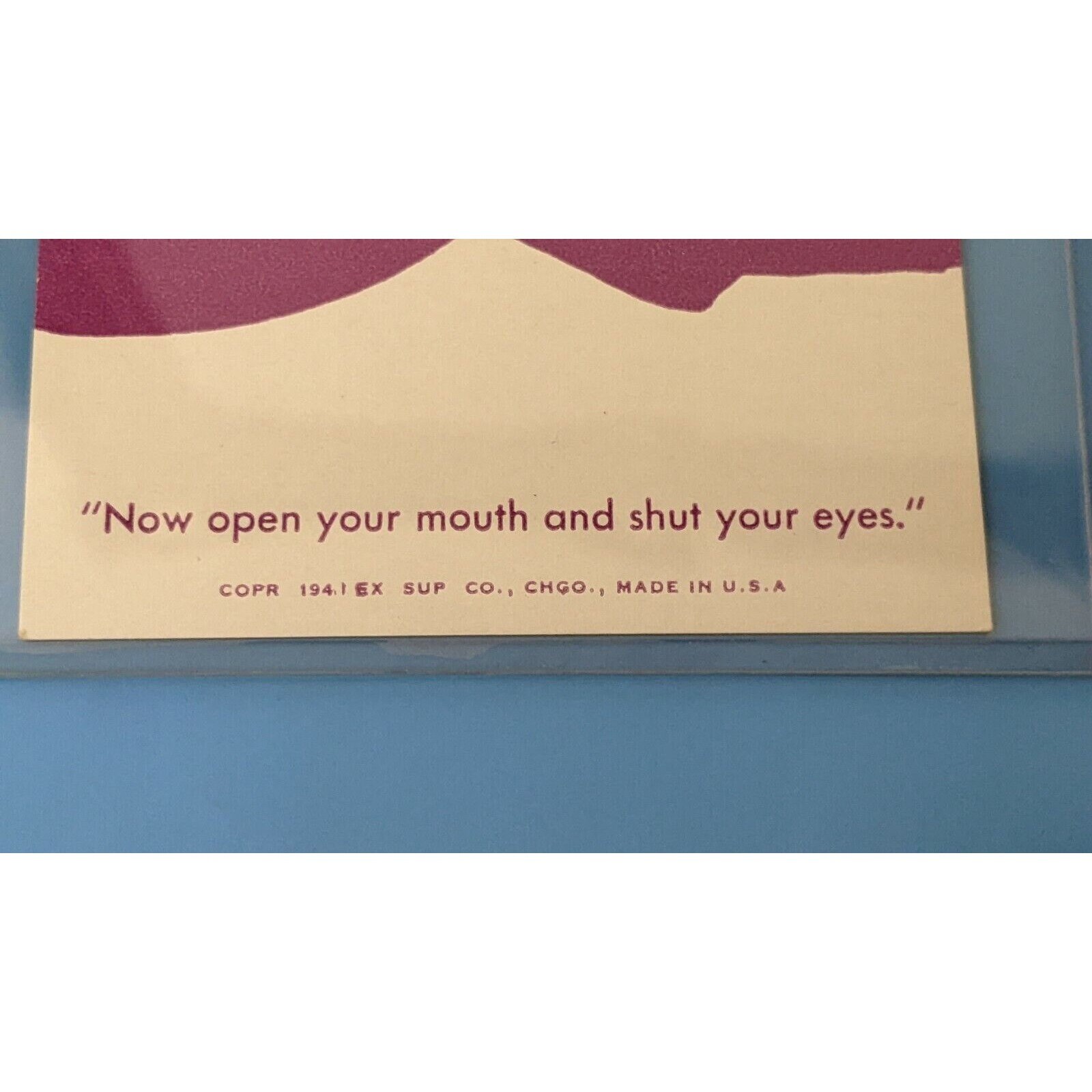 1940 Ex Sup Co Chgo Arcade Exhibit Card Risque Cartoon Pre WWII Sex ...