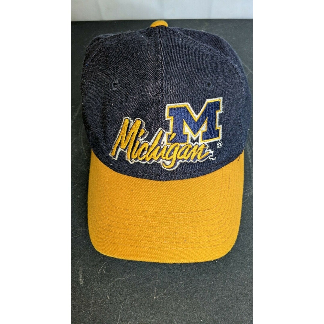 Vintage University of Michigan Wolverines Snapback Hat Cap the - Etsy