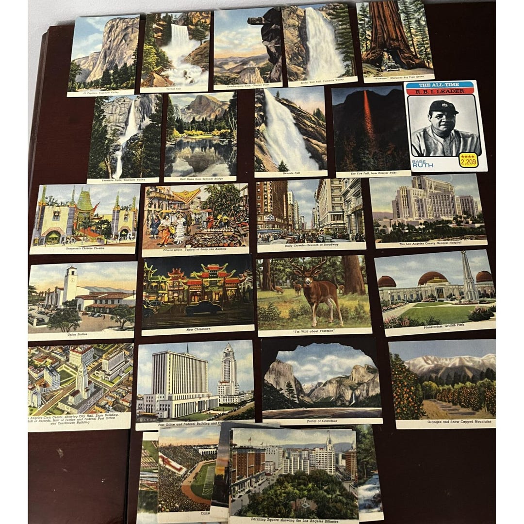Vintage Lot 33 Post Card Souvenir Cards California Parks Buildings - Etsy