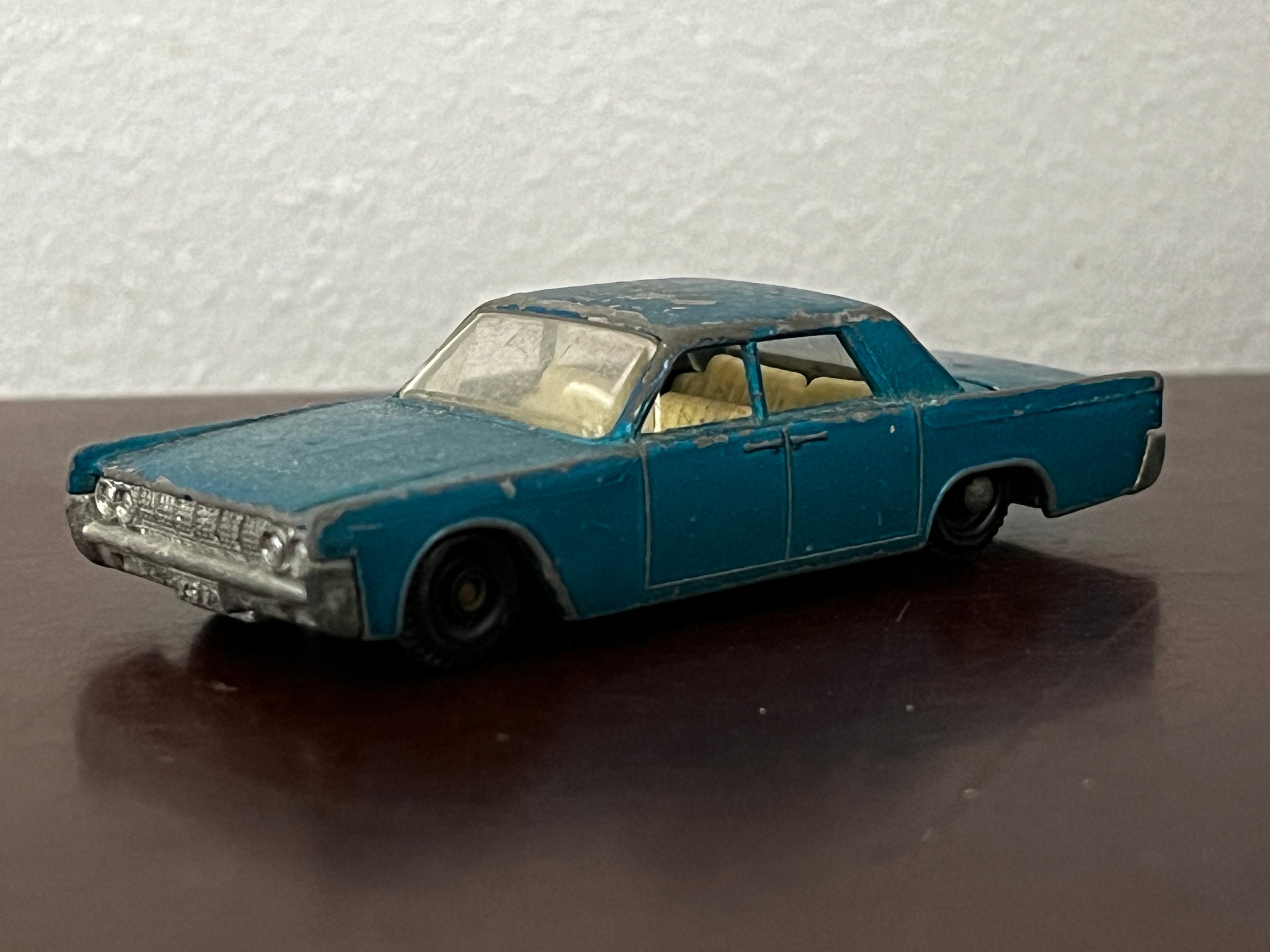 Vintage LESNEY Matchbox 31 LINCOLN CONTINENTAL Blue 1964 Trunk Opens - Etsy