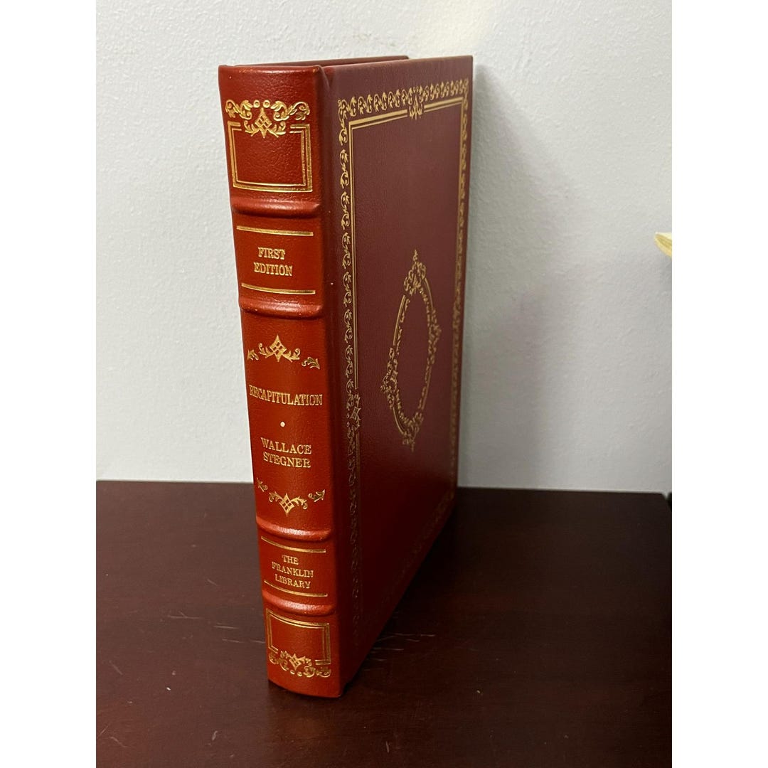 Franklin Library First 1st Edition HC Book Recapitulation Book by ...