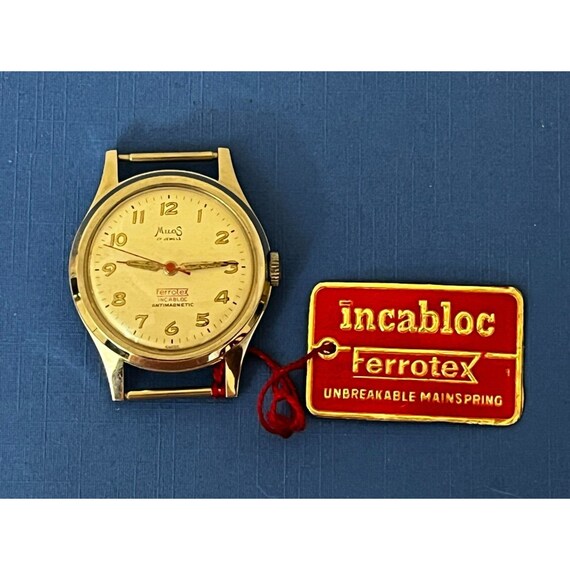 Vintage Swiss Milos Automatic Wrist Watch 17 Jewels F… - Gem