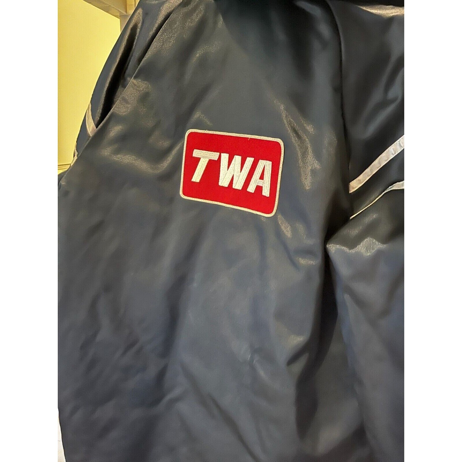 Neptune Garment Trans World Airlines TWA Uniform S Jacket Crew Mechanic ...