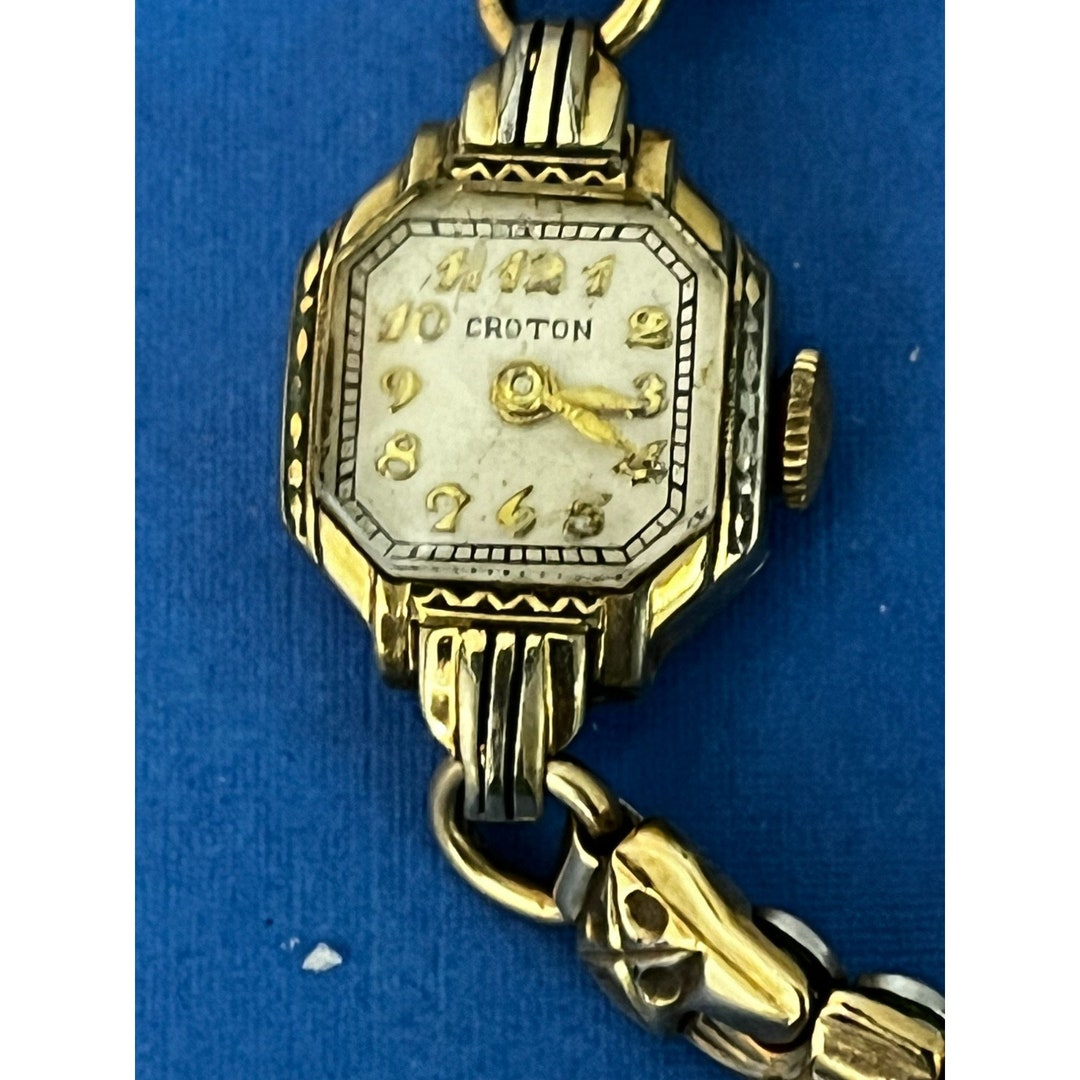 Vintage Croton Ladies Watch Deco Case Parts/repair Runs - Etsy