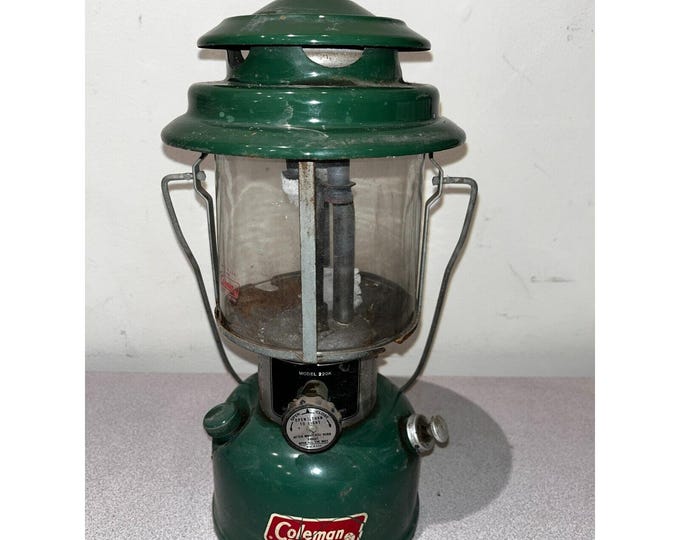 Rare Coleman Lantern Model 200a Vintage GREEN, Made in the USA, Single ...