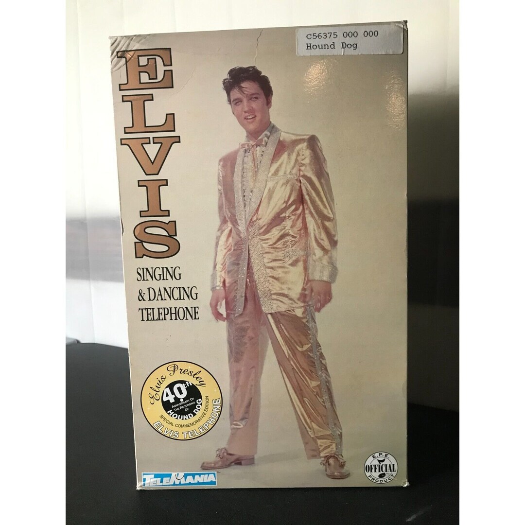 Elvis Presley Telemania Telephone Sings Dances Limited Edition - Etsy