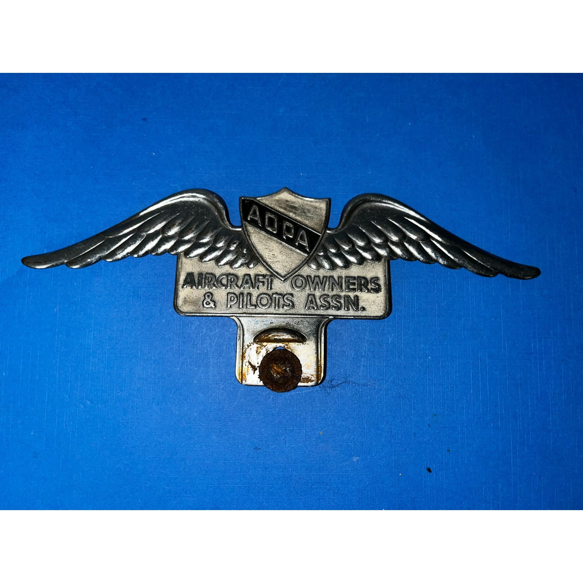 Vintage 1950s Antique Pilot Aircraft License Plate Topper - Etsy