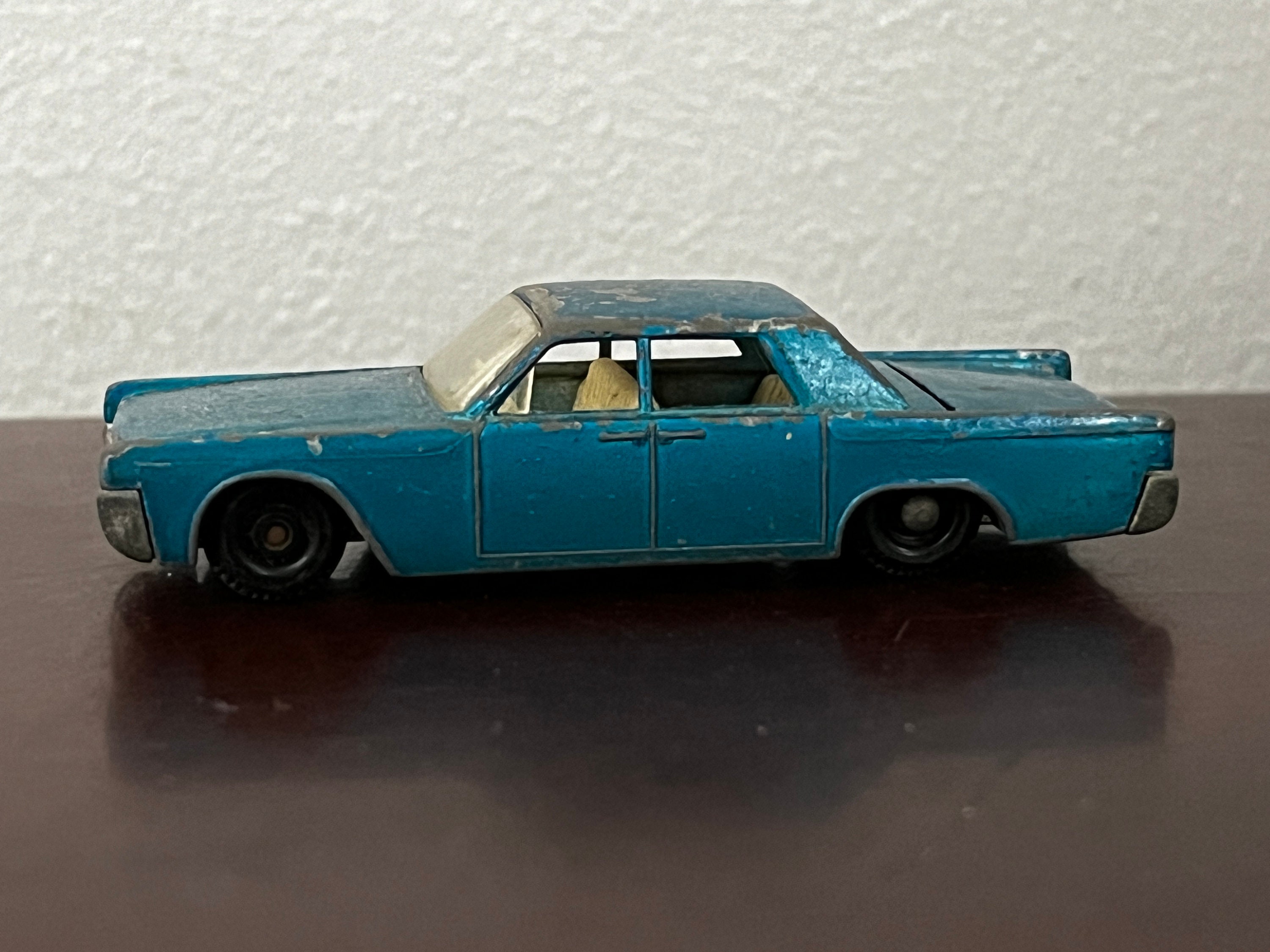 Vintage LESNEY Matchbox 31 LINCOLN CONTINENTAL Blue 1964 Trunk Opens - Etsy