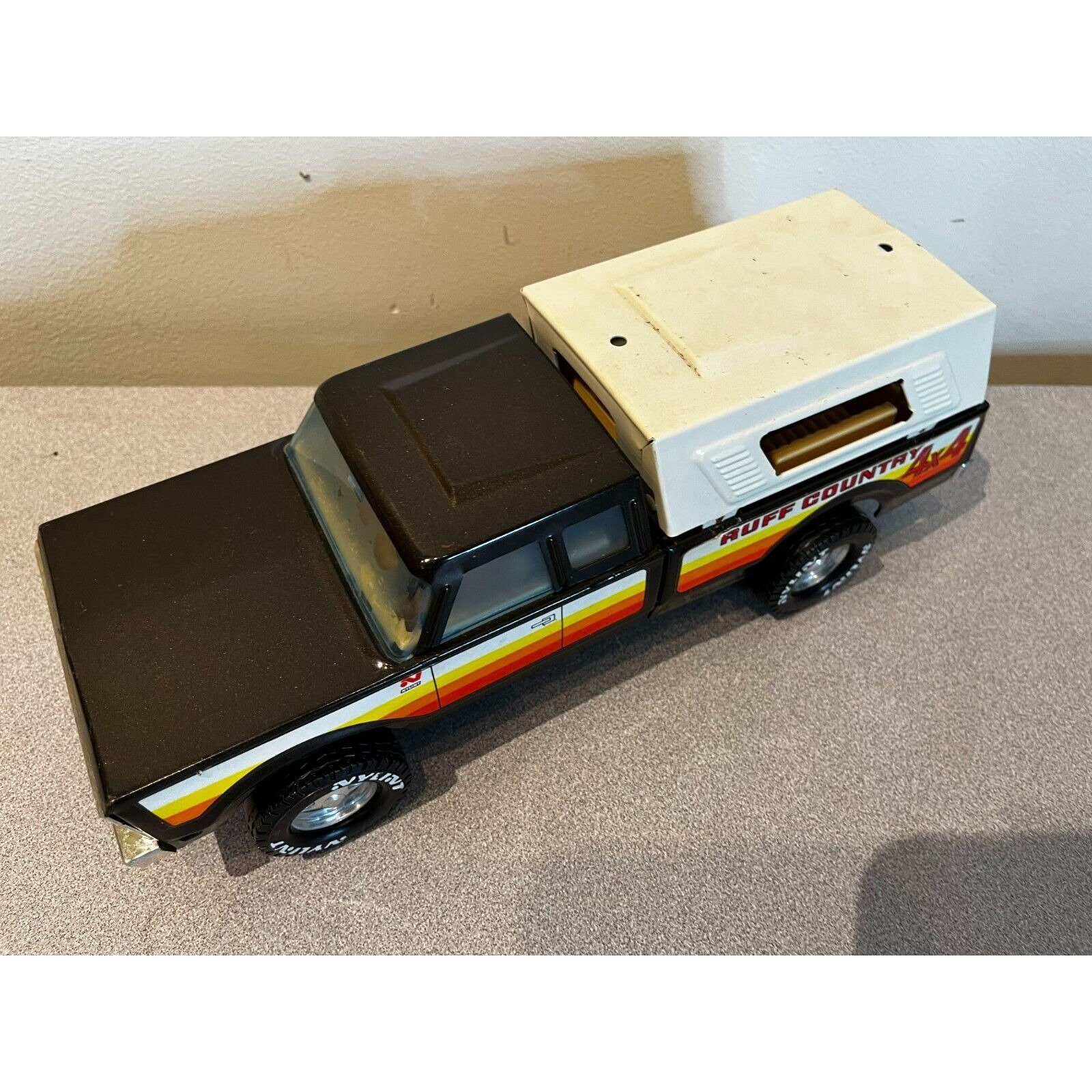 Vintage Nylint Ruff Country 4x4 Ford Truck With Camper 1970s 12 Long ...