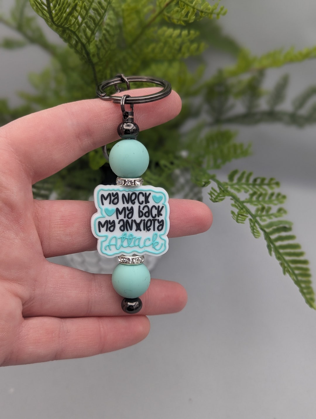 My Neck My Back My Anxiety Attack Keychain - Etsy