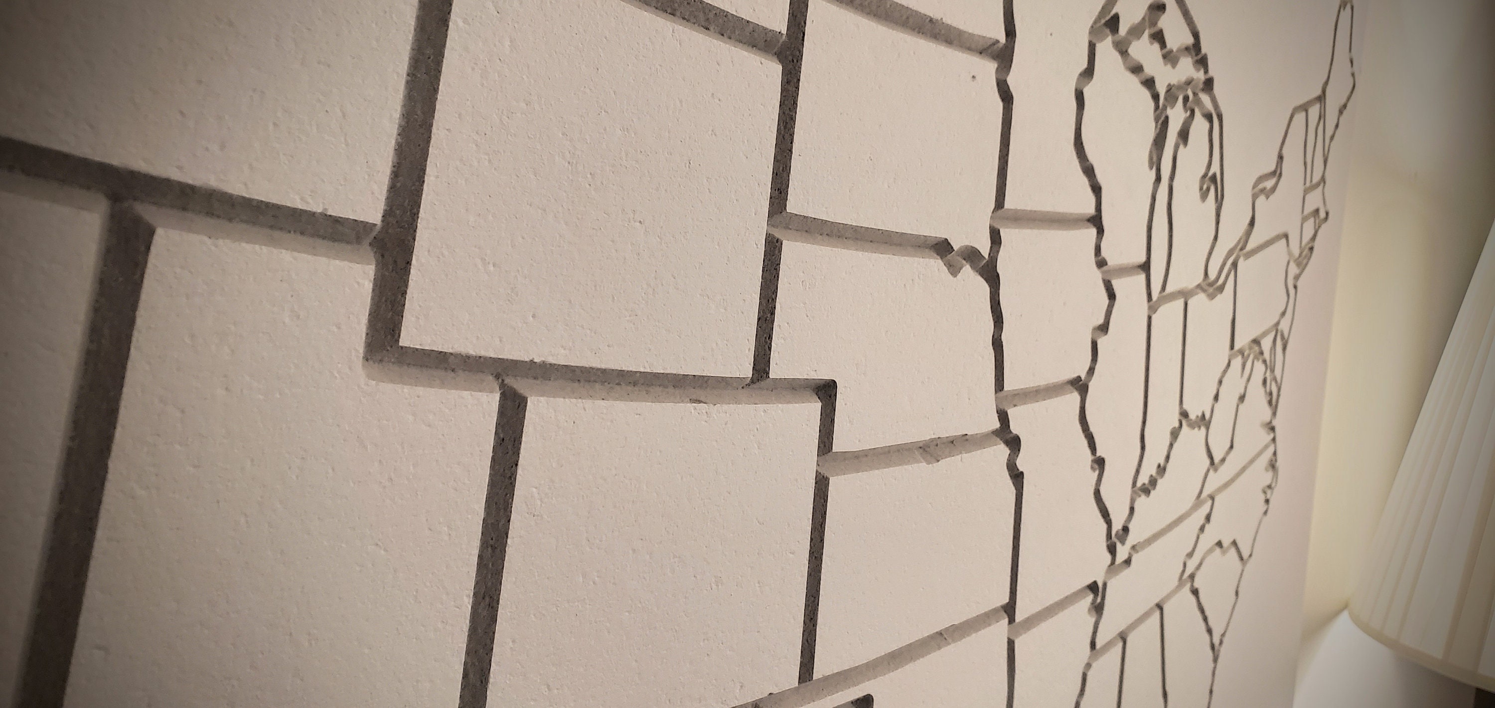 USA Map | Outline | Tac Board | Large - Etsy