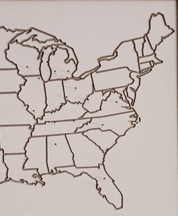 Usa Map Outline Sketch