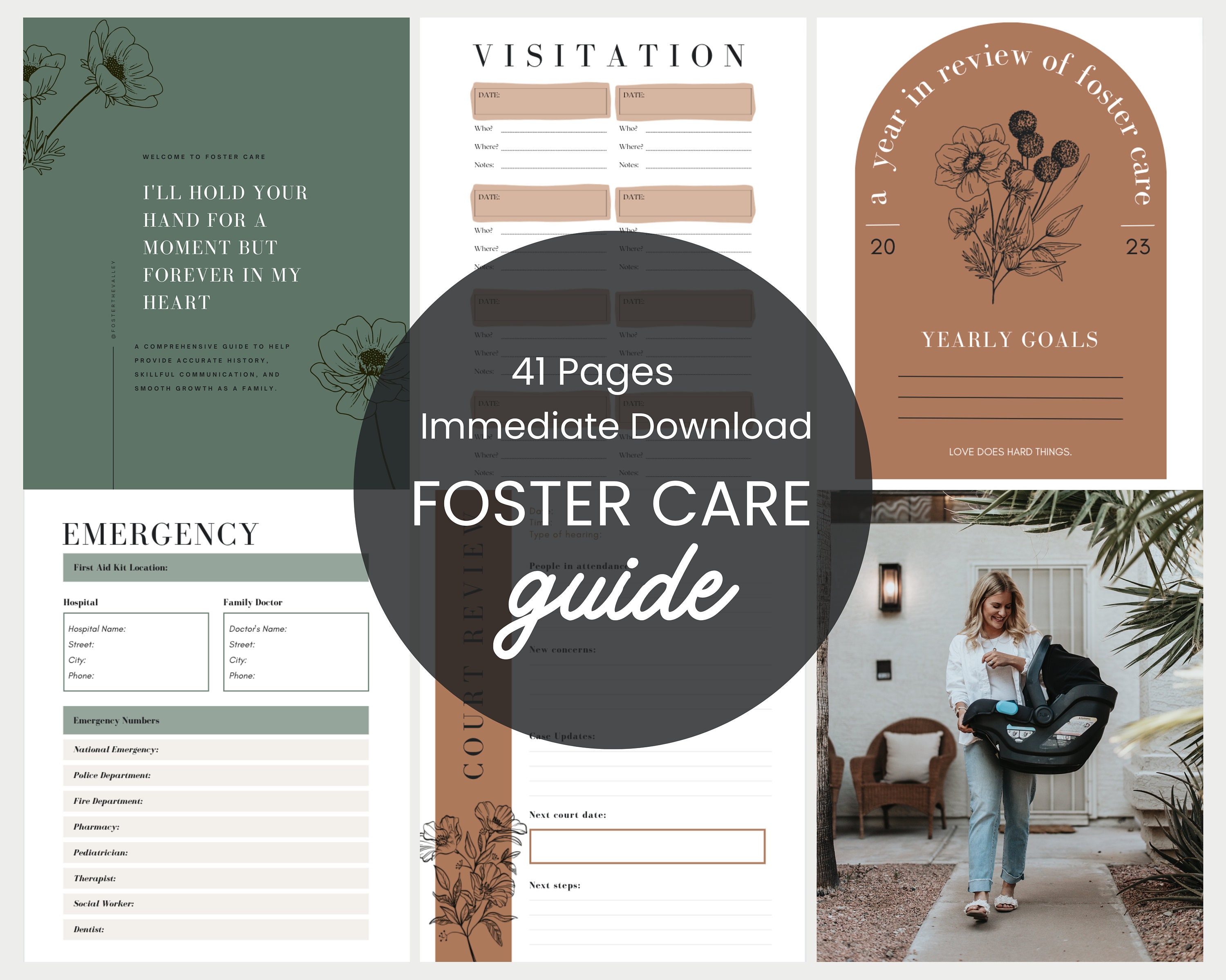 BEST SELLER Printable Foster Care Guide Organization and Management ...