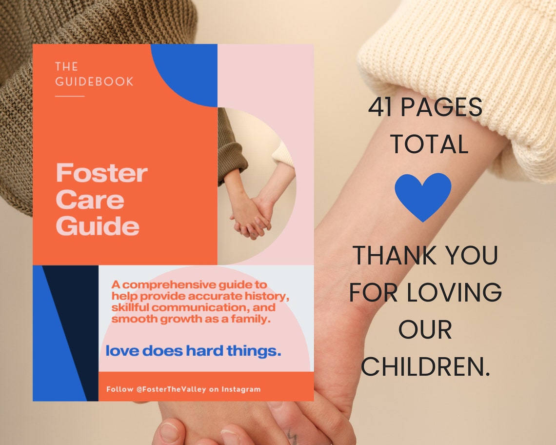 BEST SELLER Printable Foster Care Guide | Organization and Management ...