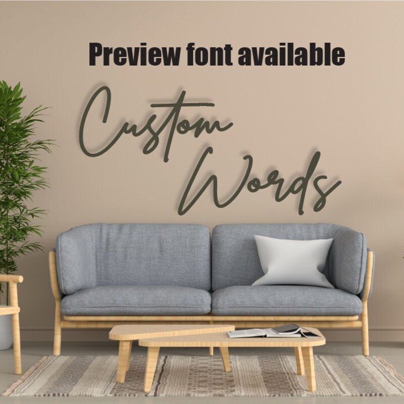 Wooden Words - Etsy