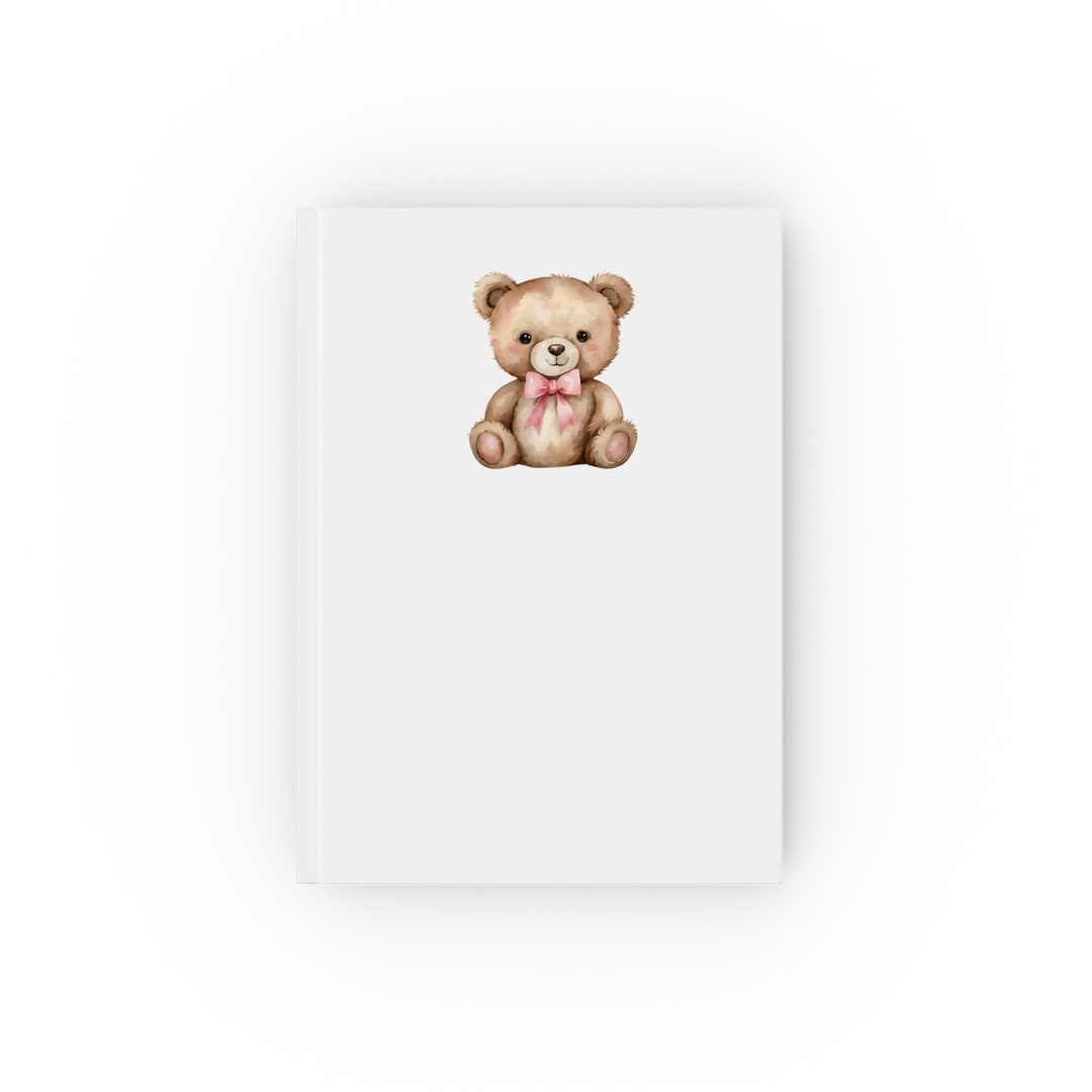 Coquette Teddy Bear Notebook Coquette Journal Coquette Diary Notebook ...