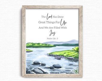 Psalm 126 3 | Etsy