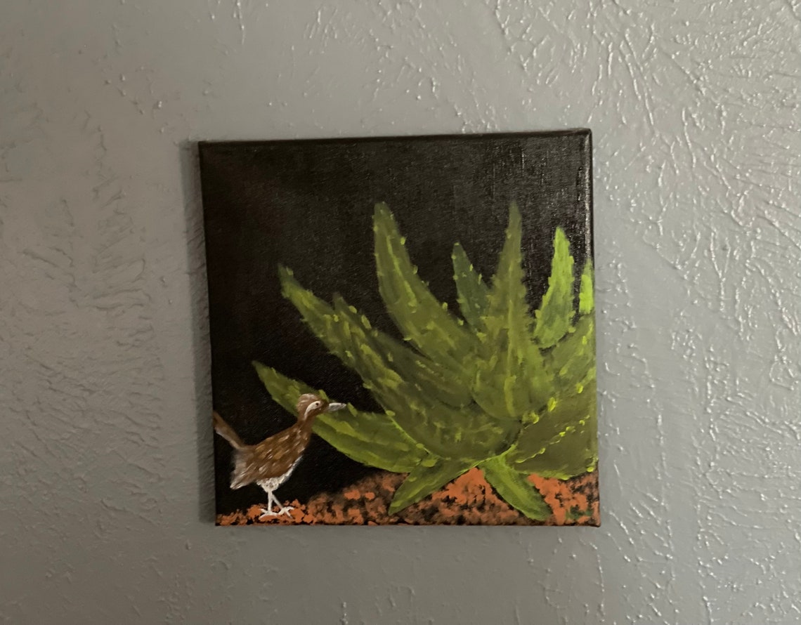 Roadrunner and Rattlesnake Paintings - Etsy