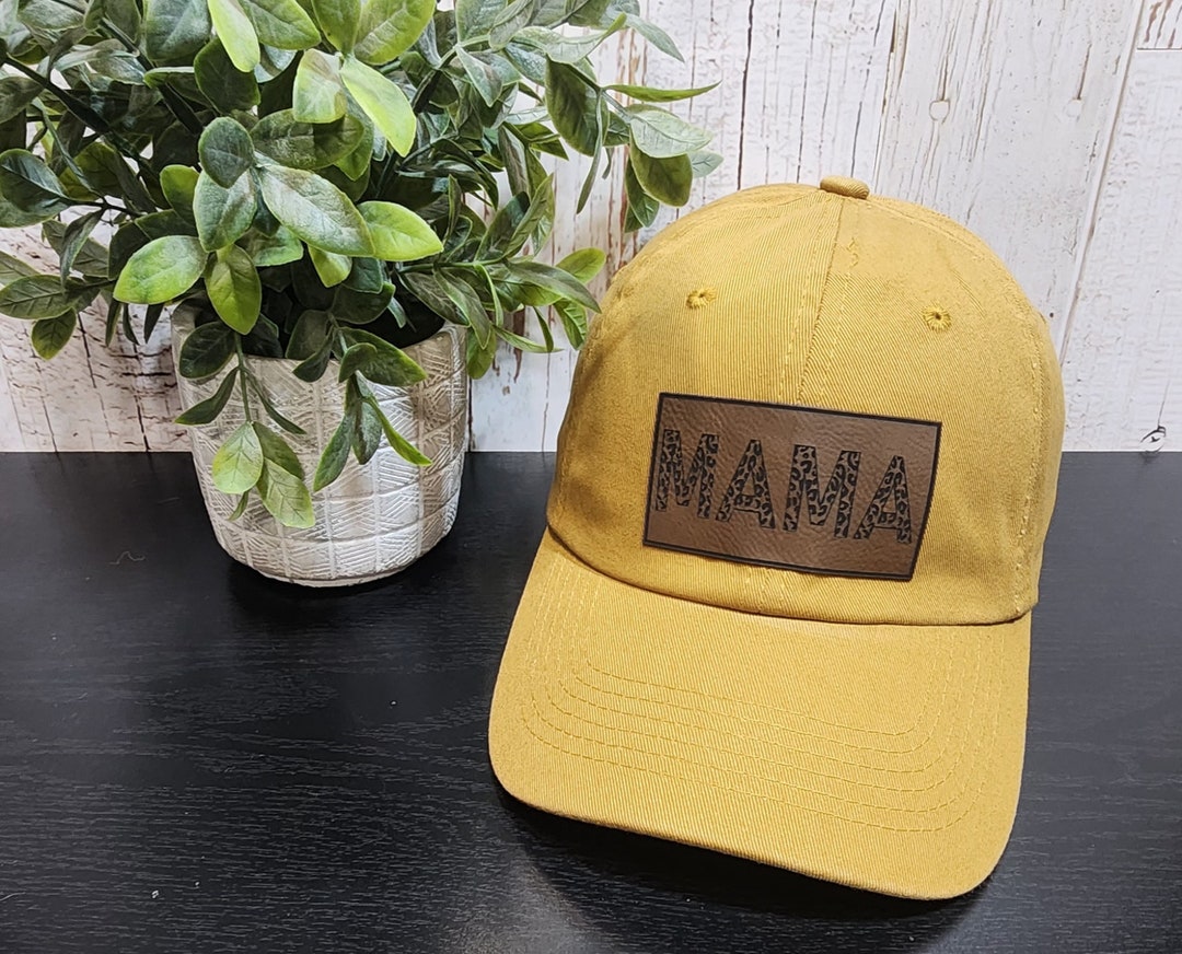 MAMA in Cheetah Print Baseball Hat - Etsy