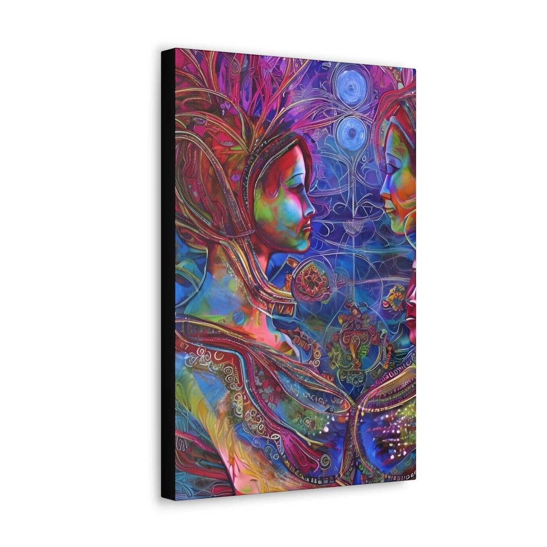 Meeting Your Past Self. Spiritual Art - Etsy