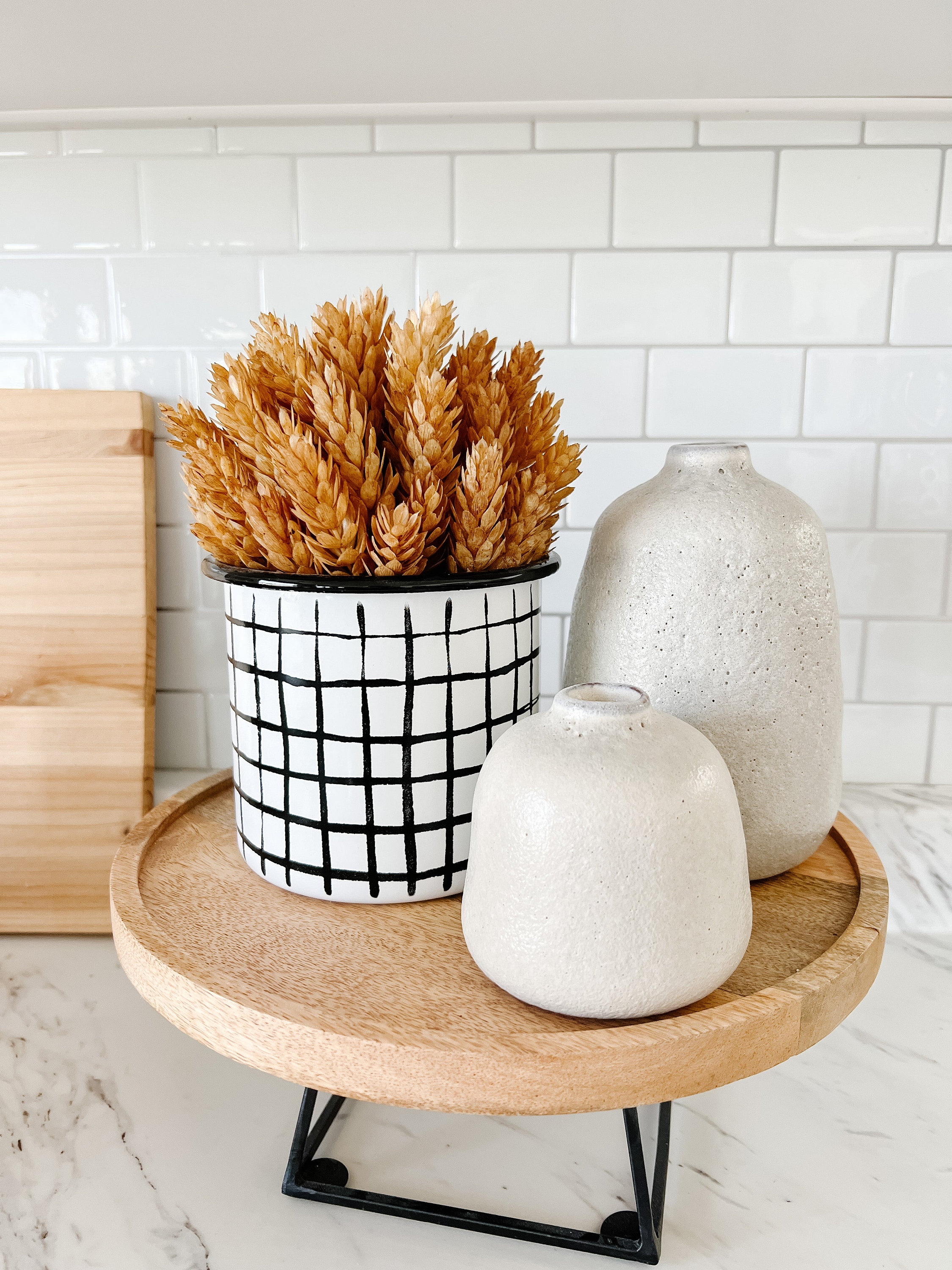 Beige Hops Half Sphere, Greenery, Wheat Faux Plant, Home Decor, Fall ...