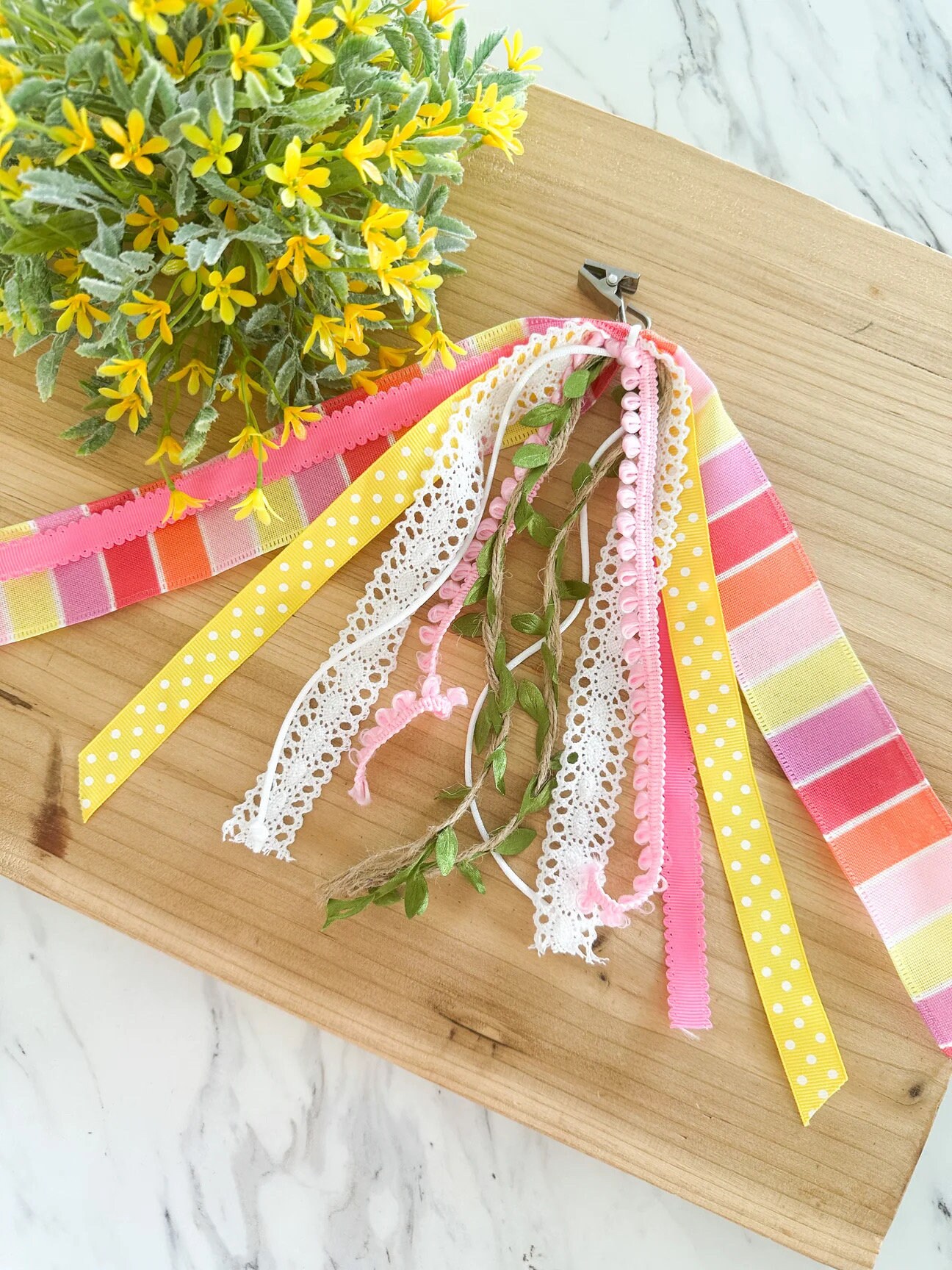 Mini Summer Ribbon Set, Ribbon Bundle, Clip on Ribbons, Summer Colors ...