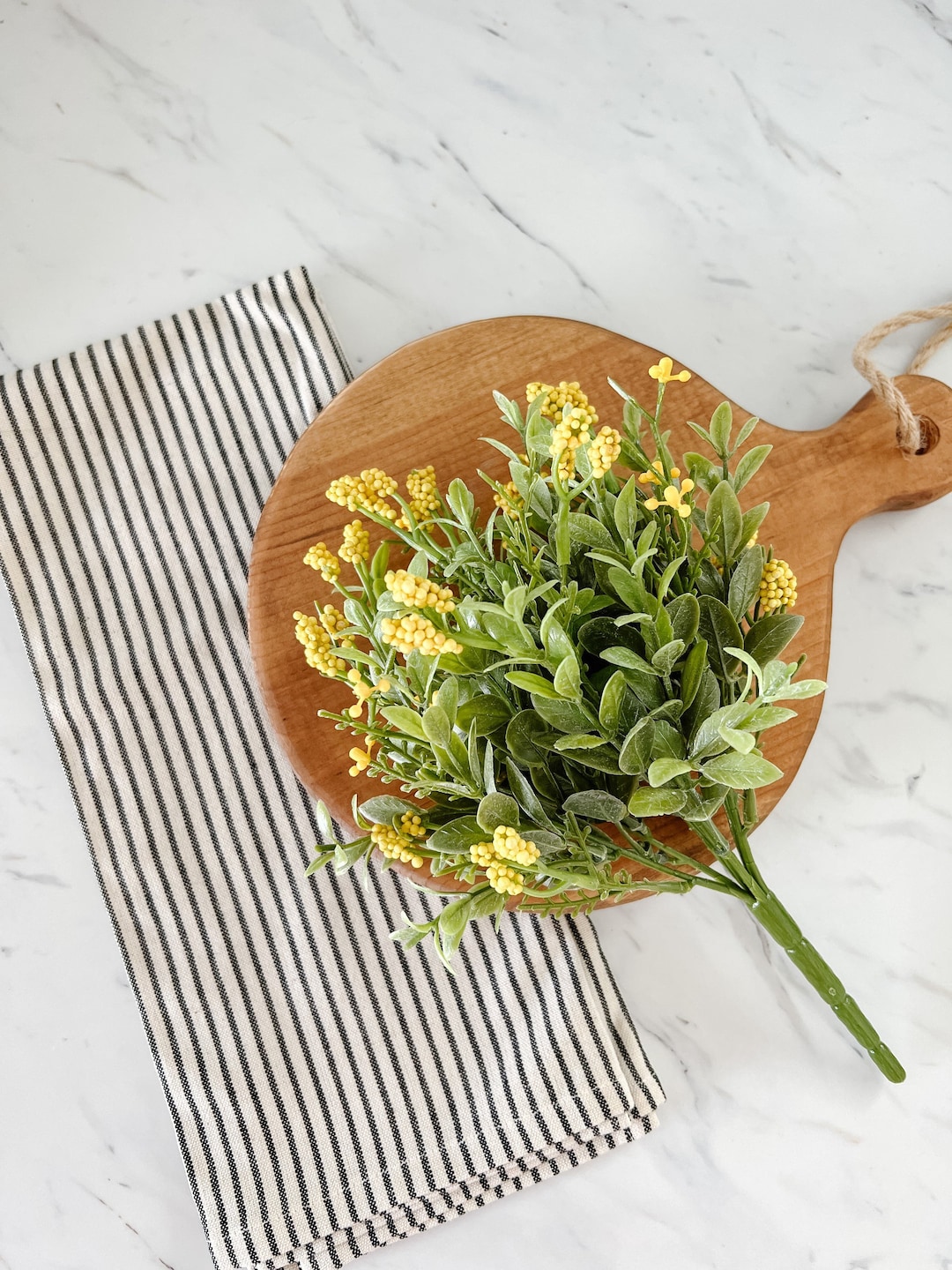 Ray of Sunshine Pick, Artificial Greenery, Summer Greenery, Faux Plant ...