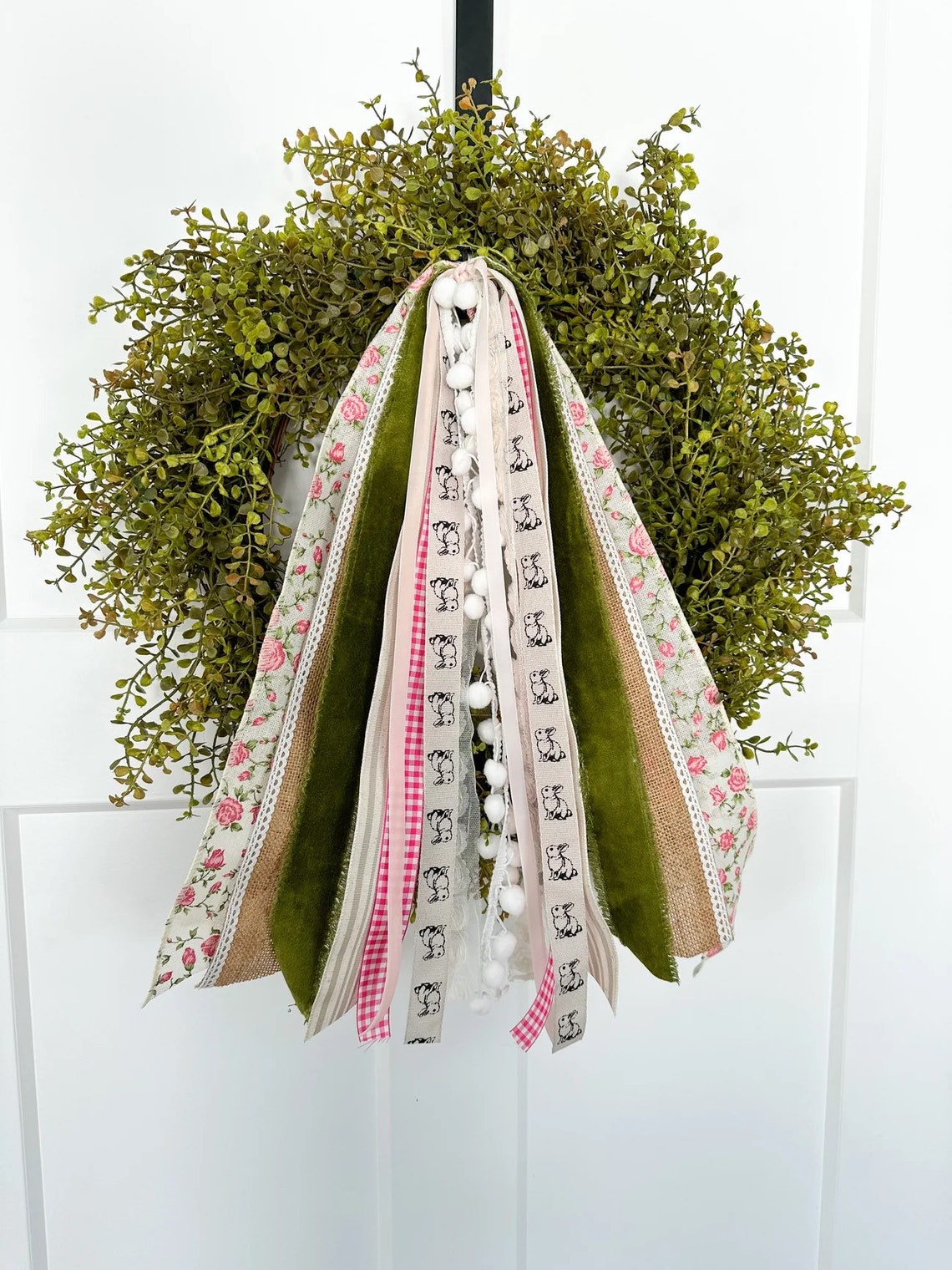 Spring Ribbon Set, Ribbon Bundle, Easter Decor, Clip on Ribbons, Easter ...