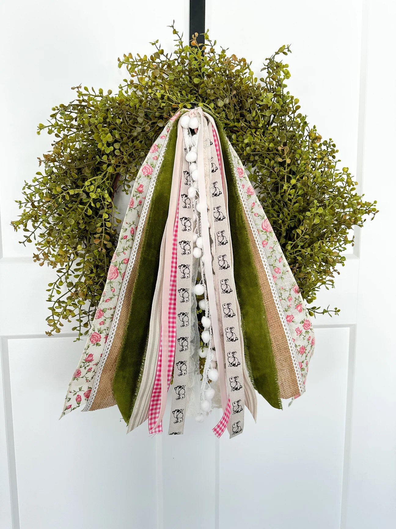 Spring Ribbon Set, Ribbon Bundle, Easter Decor, Clip on Ribbons, Easter ...