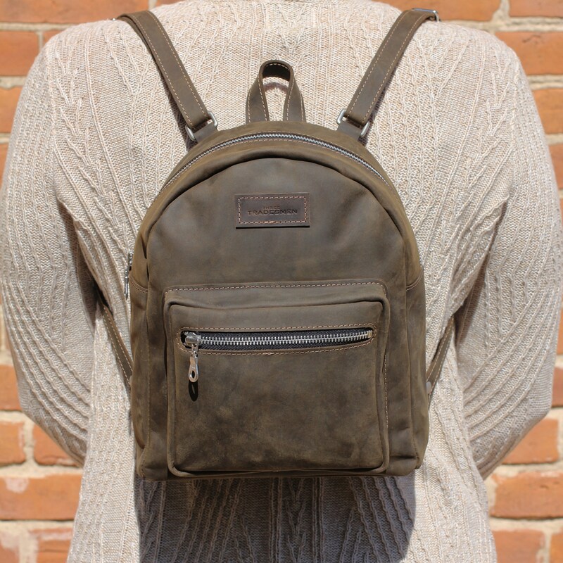 Leather Backpack Purse - Etsy