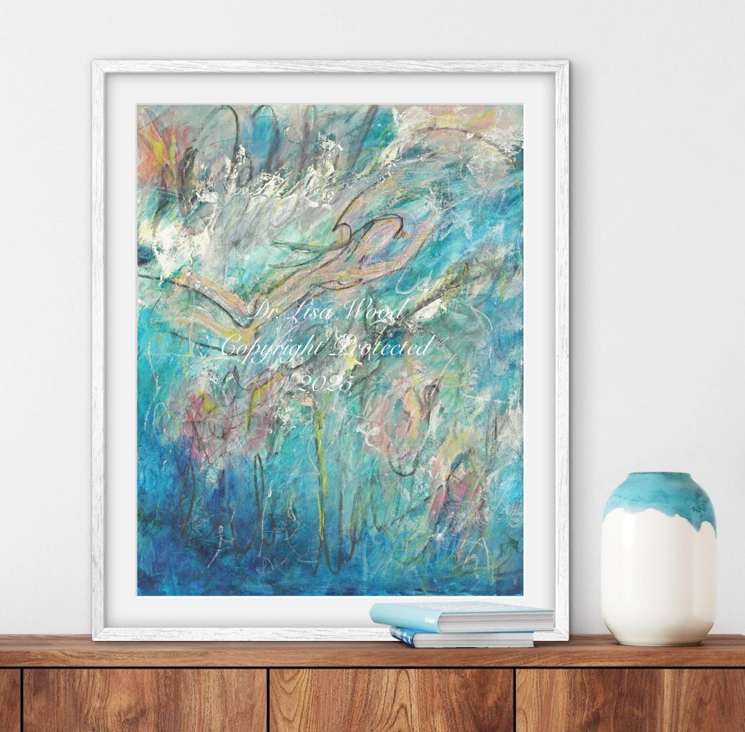 Abstract Art Print: "summertime Joy & Renewal" - Etsy