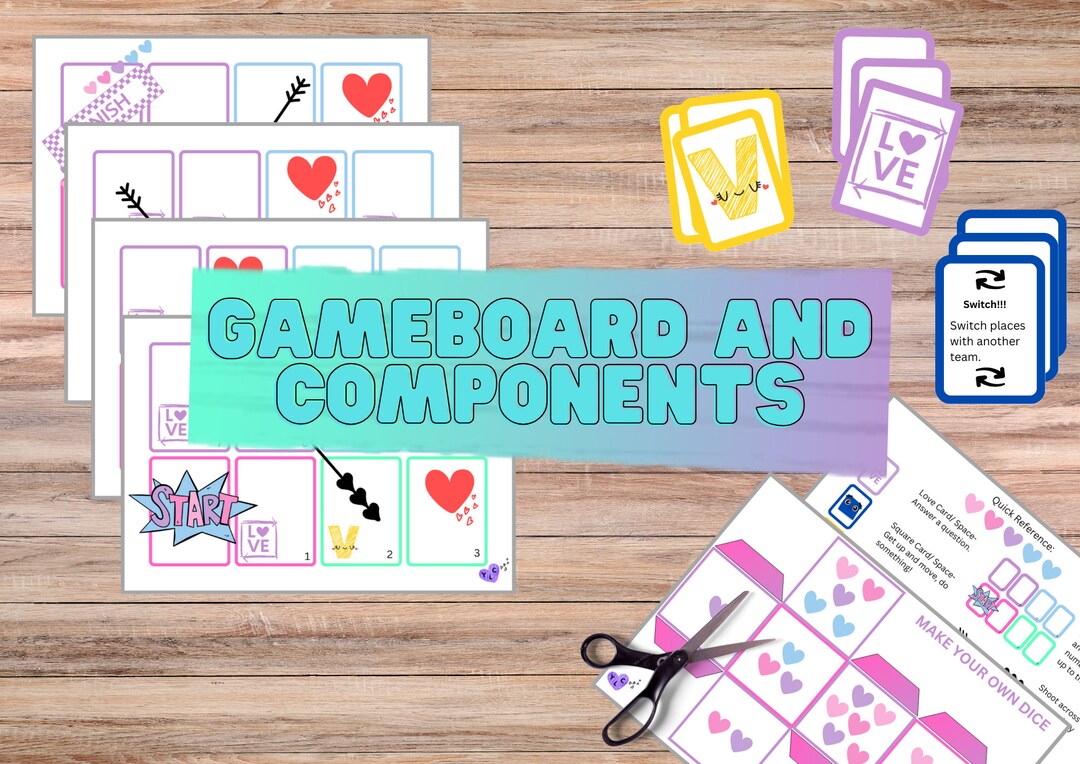 Valentines Day, Board Game, ESL, EFL, Fun With Friends, Family Games ...