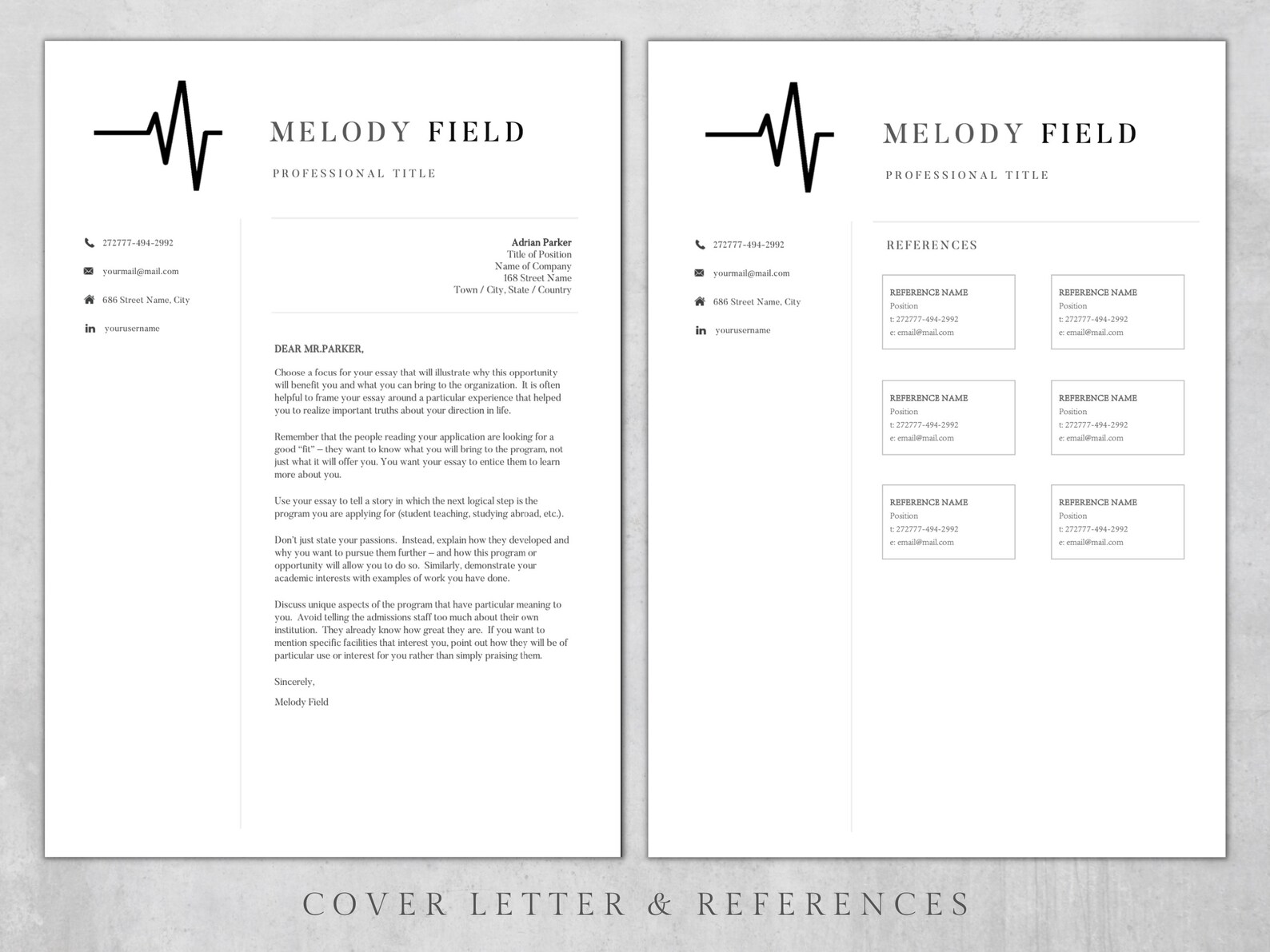 Medical CV Template Nurse Resume Template Word And Pages Nurse Resume Medical CV Template Nurse Resume Template Word And Pages Nurse Resume