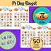 Pi Day Bingo Game Printable | 50 Unique Boards | Pi(e) Themed Party ...