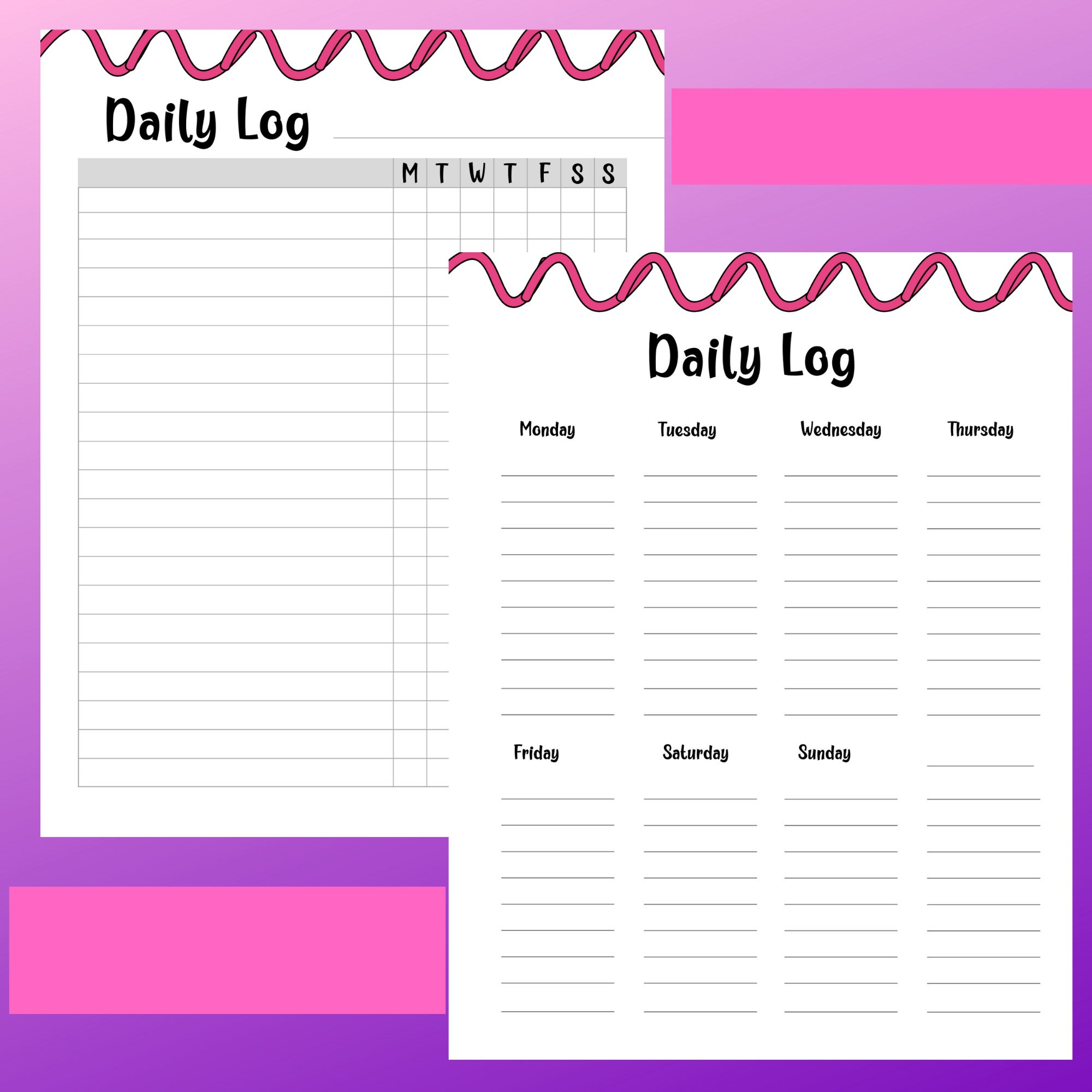 Printable Daily Care Log | Caregiver Memory Aid | Senior Health Tracker ...