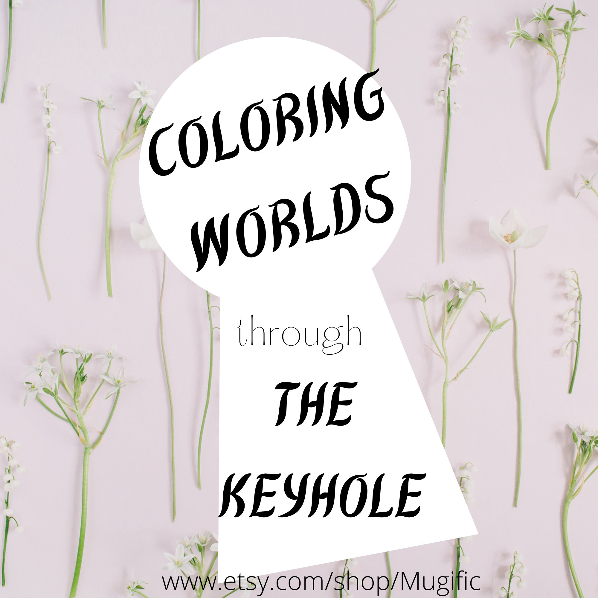 Keyhole Coloring Page