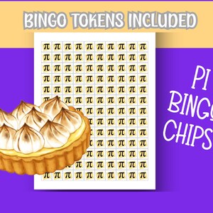 Pi Day Bingo Game Printable | 50 Unique Boards | Pi(e) Themed Party ...