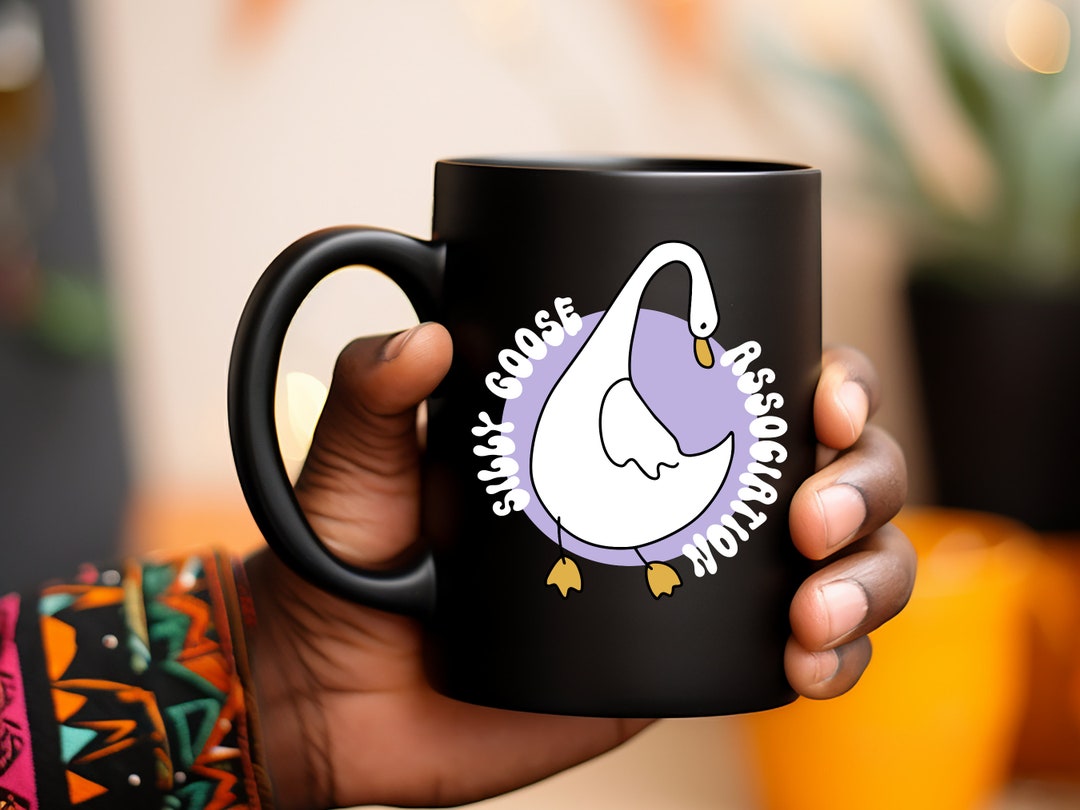 Funny Silly Goose Mug | Humorous Coffee Cup | Quirky Office Gift ...
