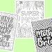 Mothers Day Activity Coloring Pages/mothers Day Book/first Mothers Day ...