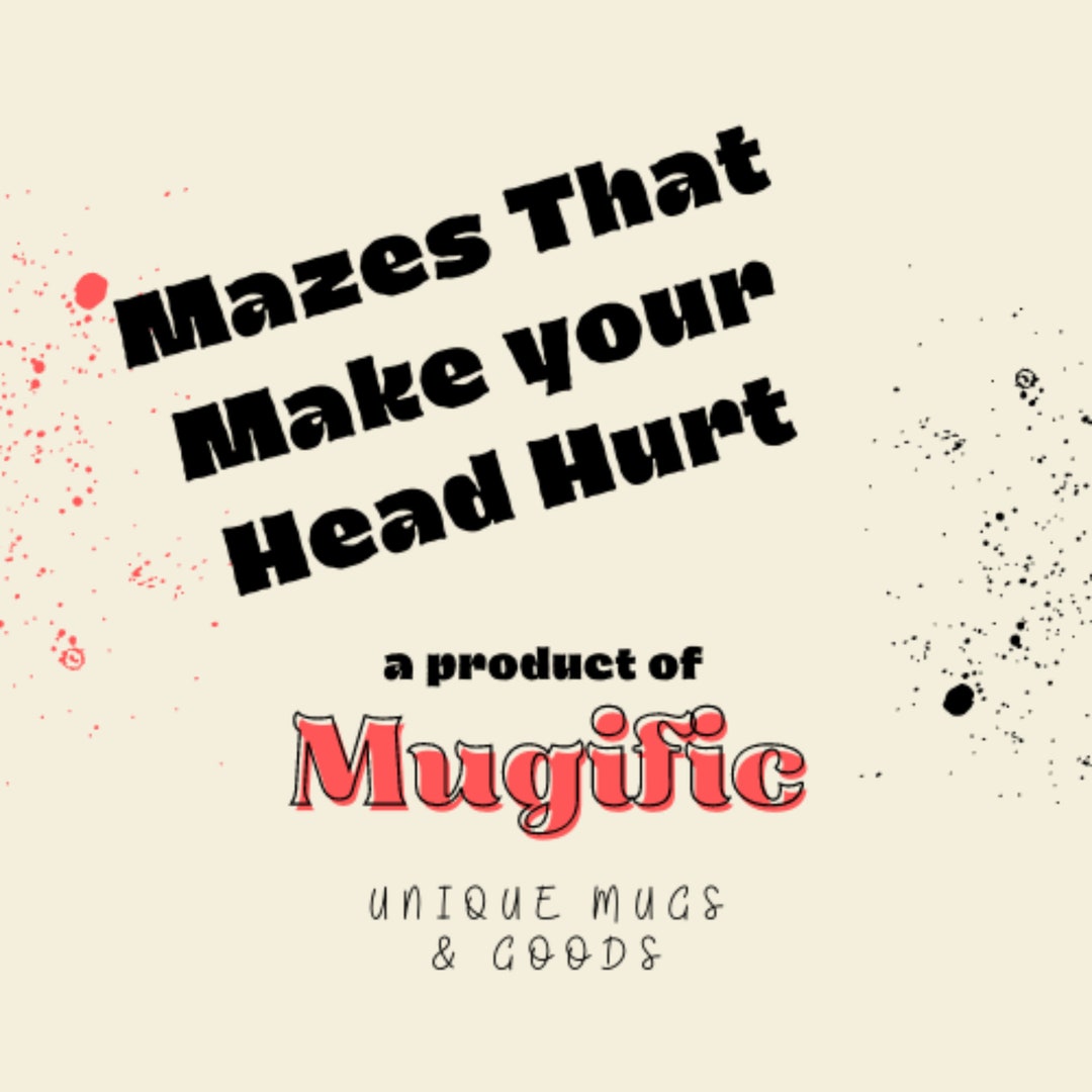 109 Printable Mazes | Teen Adult Puzzle Book | Brain Teaser Activity ...