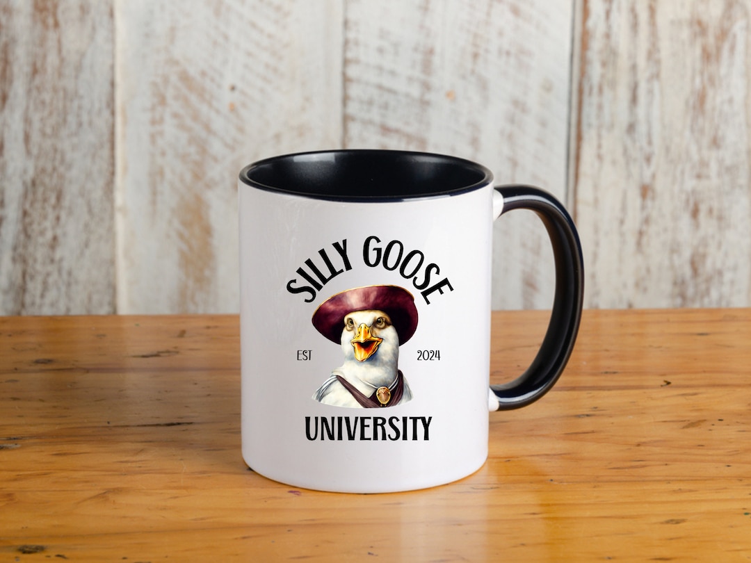 Funny Back to School Mug | Silly Goose University | Teacher Student ...