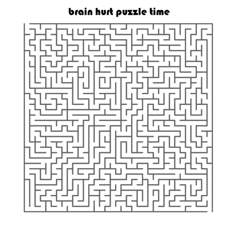 109 Printable Mazes | Teen Adult Puzzle Book | Brain Teaser Activity ...
